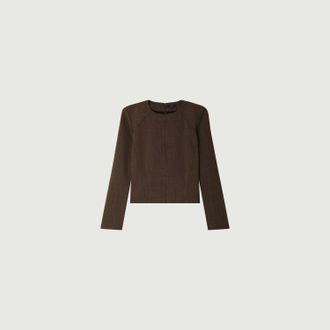 SOEUR BLOUSE GIOVANA MARRON