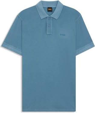 BOSS Hommes Prime Polo en piqu&eacute; de Coton avec Logo imprim&eacute;