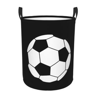 Generic Fu&szlig;ball W&auml;schek&ouml;rbe Rund W&auml;schekorb Mit Henkel W&auml;schebeh&auml;lter F&uuml;r Kuscheltier W&auml;schesack Schlafzimmer
