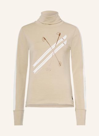 super.natural Pullover Kryssede Ski Roll Neck weiss