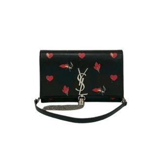 Saint Laurent Sac bandouli&egrave;re en cuir Pre-owned - Femme - Pre-owned - Noir - Taille: ONE Size