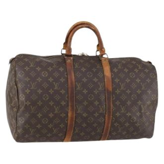 Louis Vuitton Pre-owned Canvas Weekend Bag - - Pre-owned - Damen - Braun - ONE SIZE