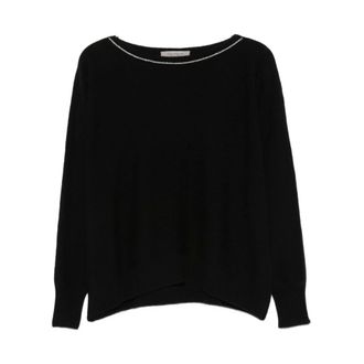 D.exterior 63115 Maille col rond - Femme - Pulls - Noir - Taille: 40 FR