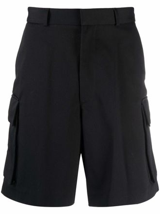 Off-white short &agrave; poches cargo - Noir