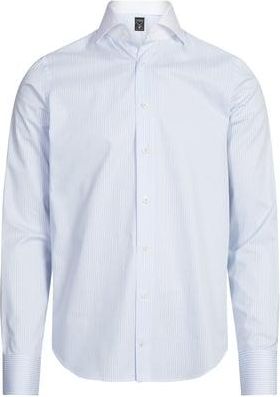 van Laack Chemise ray&eacute; en coton