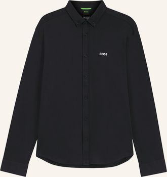 HUGO BOSS Hemd St_Motion L Regular Fit schwarz