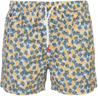 Kiton Homme, Maillots de bain, Jaune, Taille: 2XL Costume Mare