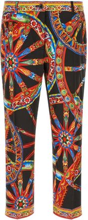 Dolce & Gabbana Femme, Pantalons, Multicolore, Taille: 40 FR Pantalons