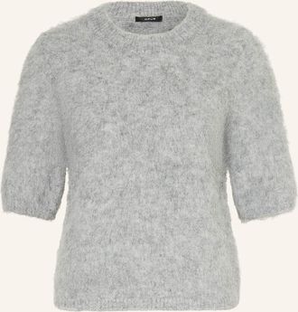 OPUS Strickshirt Plaush grau