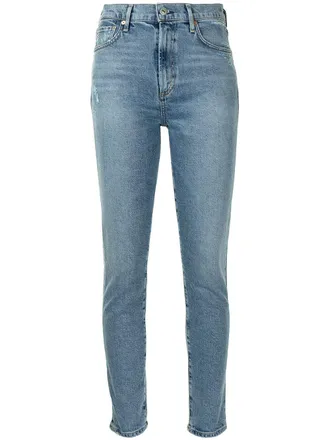 Citizens Of Humanity jean Olivia &agrave; coupe slim - Bleu