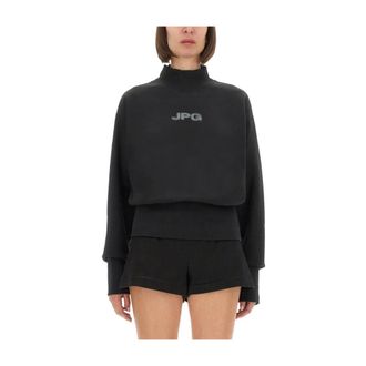 Jean Paul Gaultier Femme, Sweatshirts et sweats &agrave; capuche, Noir, Taille: 42 FR Jpg SweaT-shirt