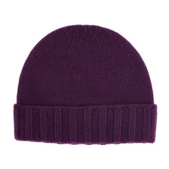 Drumohr M&uuml;tze - - Accessories - Herren - Lila - ONE SIZE