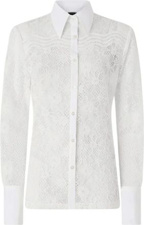 Pinko Pinko, Femme, Blouses et Chemises, Blanc, Taille: 40 FR Coline Shirt