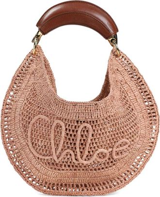 Chlo&eacute; Sac hobo Chlo&egrave; Summer Banana en raphia