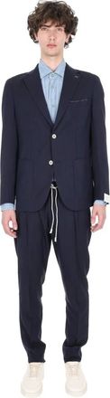 Eleventy Homme, Costumes, Bleu, Taille: M Costume Estival