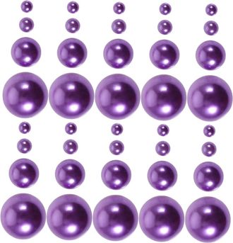 Valiclud 110 St&uuml;ck K&uuml;nstliche Perlen Vasenf&uuml;ller 3cm bis 08cm Tiefviolett f&uuml;r Selbstgemacht Vasenornament Hochzeit Babyparty Tischdekoration