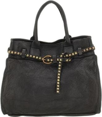 Campomaggi Femme, Sacs, Noir, Taille: ONE Size Kura Shopper Bag