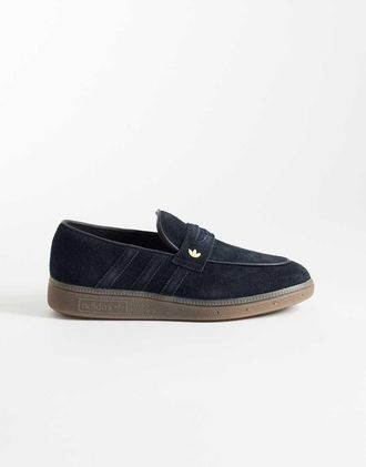 adidas Originals Handball Spezial - Mocassins avec semelle en caoutchouc - Noir
