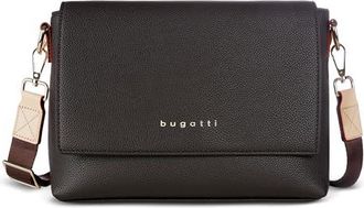 Bugatti Ella - Sac à Bandoulière Femme en Similicuir - Sac à Main Élégant - Marron