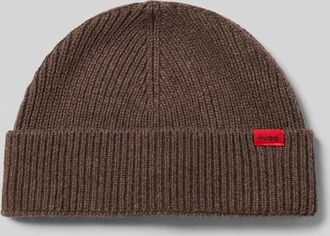 HUGO BOSS M&uuml;tze mit Logo-Patch Modell Xisk