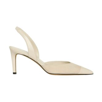 Kiton Wildleder Slingback Pumps - - Shoes - Damen - Beige - 39 EU