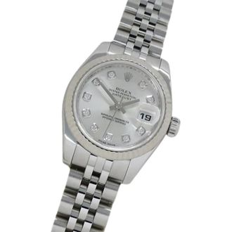 Rolex Montre Pre-owned Datejust 26mm - Femme - Pre-owned - Blanc - Taille: ONE Size