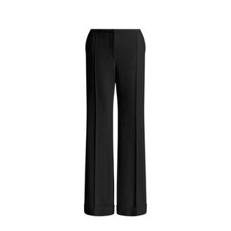 Alberta Ferretti Femme, Pantalons, Noir, Taille: 40 FR Pantalon de tailleur Cady