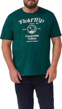 s.Oliver Baumwoll-T-Shirt mit Frontprint