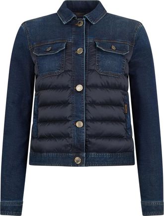 Moorer Femme, Vestes, Bleu, Taille: 42 FR Petunia Jacket
