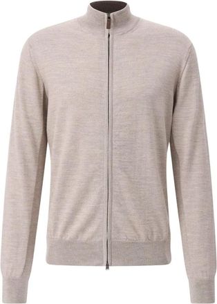 Eton Homme, Pulls, Beige, Taille: S Cardigan en mérinos