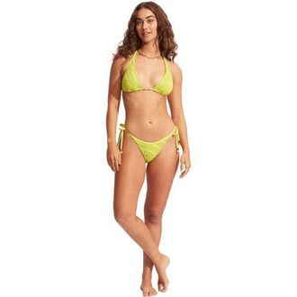 Seafolly Damen Bikinioberteil Marrakesh Longline Slide Tri