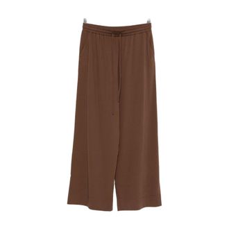 Max Mara Femme, Pantalons, Brun, Taille: 40 FR Modico Long Pantalons