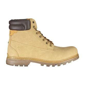 Carrera Homme, Chaussures, Beige, Taille: 44 EU Bottine Homme Beige avec Lacets et D&eacute;tails Contrastants