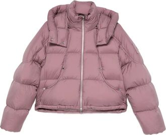 Moose Knuckles doudoune zippée à capuche - Rose