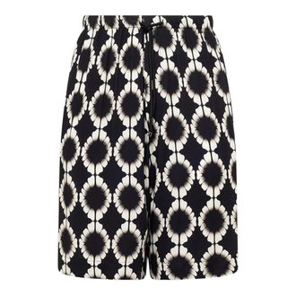 Laneus Badeshorts mit geometrischem Print - - Shorts - Herren - Schwarzk - S