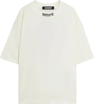 Barrow Barrow, unisex, Tops, Blanc, Taille: L T-Shirt Jersey