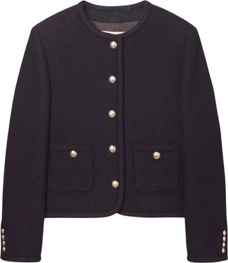 Dunst Klassischer Tweed-Blazer - - Jackets - Damen - Braun - S