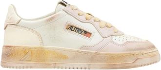 Autry Homme, Chaussures, Blanc, Taille: 42 EU Medalist Super Vintage