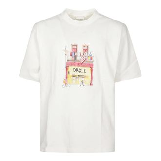 Dr&ocirc;le de Monsieur Homme, Tops, Blanc, Taille: L T-Chemises