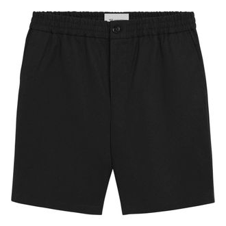 Ami Homme, Shorts, Noir, Taille: XL Short &agrave; Taille &Eacute;lastiqu&eacute;e avec Ami de Coeur Gaufr&eacute;