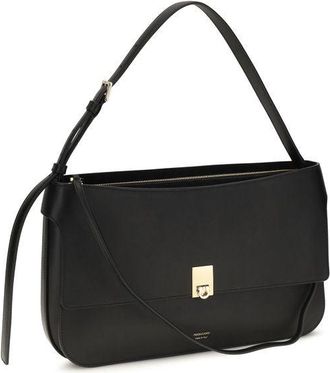 Ferragamo Cara Shoulder Bag - Black