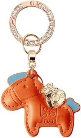Generic Breloque cheval - Accessoires de mode chinois de bon augure 2026 - Porte-cl&eacute;s &agrave; breloque cheval mignon | pour festival de printemps, voyage, voiture, 