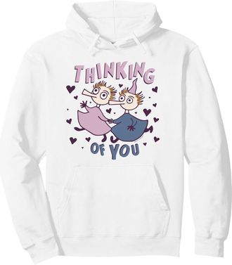 Moomin Thingumy und Bob Denken an Dich Love Hearts Pullover Hoodie
