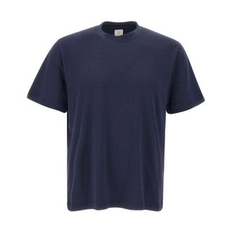 Eleventy Crew Neck T-Shirt - - Tops - Herren - Blau - XL