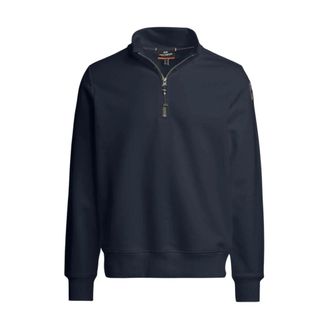 Parajumpers Broad Peak Half Zip - - Sweatshirts & Hoodies - Herren - Blau - M