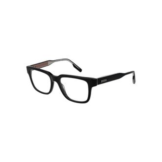 Ermenegildo Zegna Schwarze Rechteckige Optische Brillen - - Accessories - Herren - Schwarzk - ONE SIZE