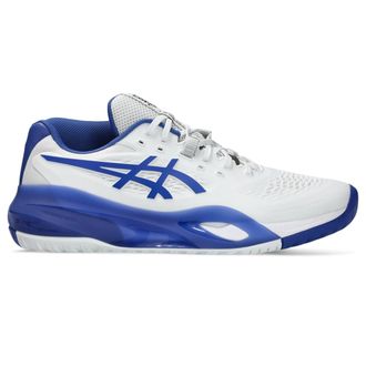 Asics Herren Gel-Resolution X Sneaker, White Dark Cobalt, 44.5 EU