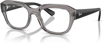 Ray-Ban Leonid Optics Bio-based Schwarz Fassung Demo Gläser Glas Polarisiert 54-20