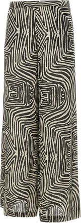 Elena Miro Femme, Pantalons, Multicolore, Taille: 40 FR Wide Pantalons