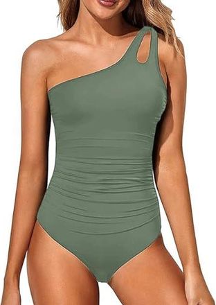 Generic Maillot de bain femme ventre plat push up maillot de bain sexy col en V maillot de bain une pi&egrave;ce forme &eacute;l&eacute;gante maillot de bain monokinis sport maill